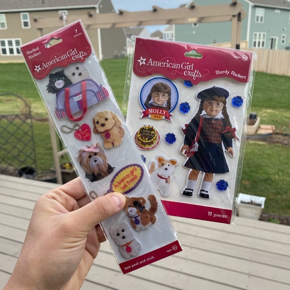 American Girl | Toys | Bn American Girl Crafts Stacked Sturdy Stickers ...